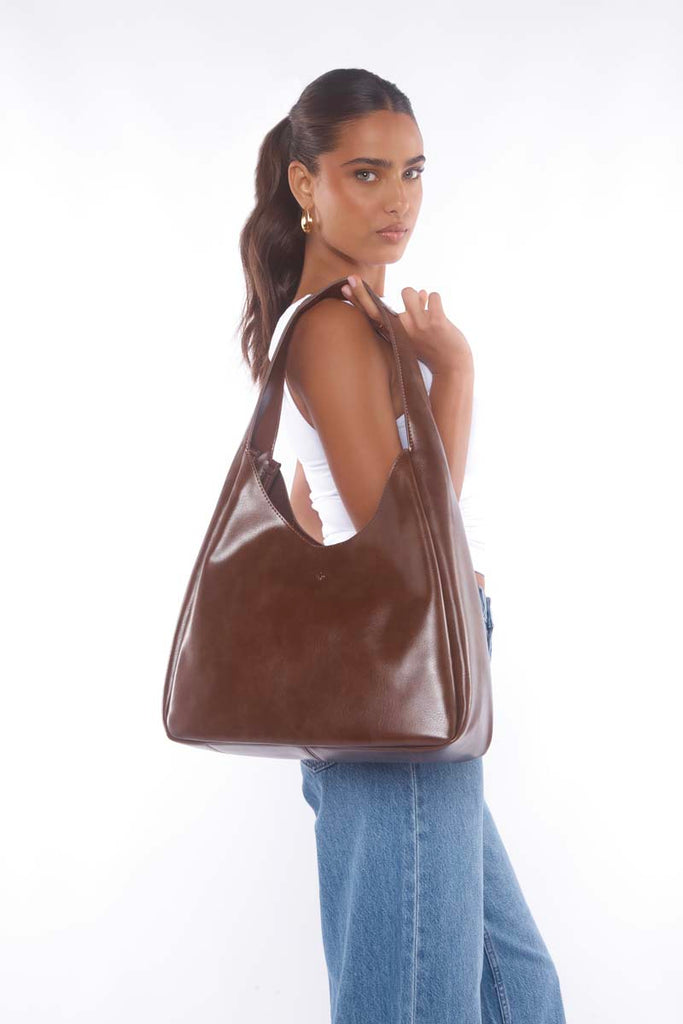 Stormi Tote Bag - Chocolate – PETA AND JAIN AUS